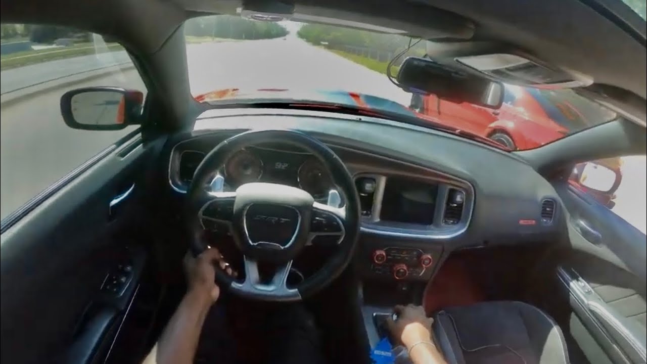 Two Hellcats Going Crazy In Traffic. POV Driving, Drifting, Racing ...