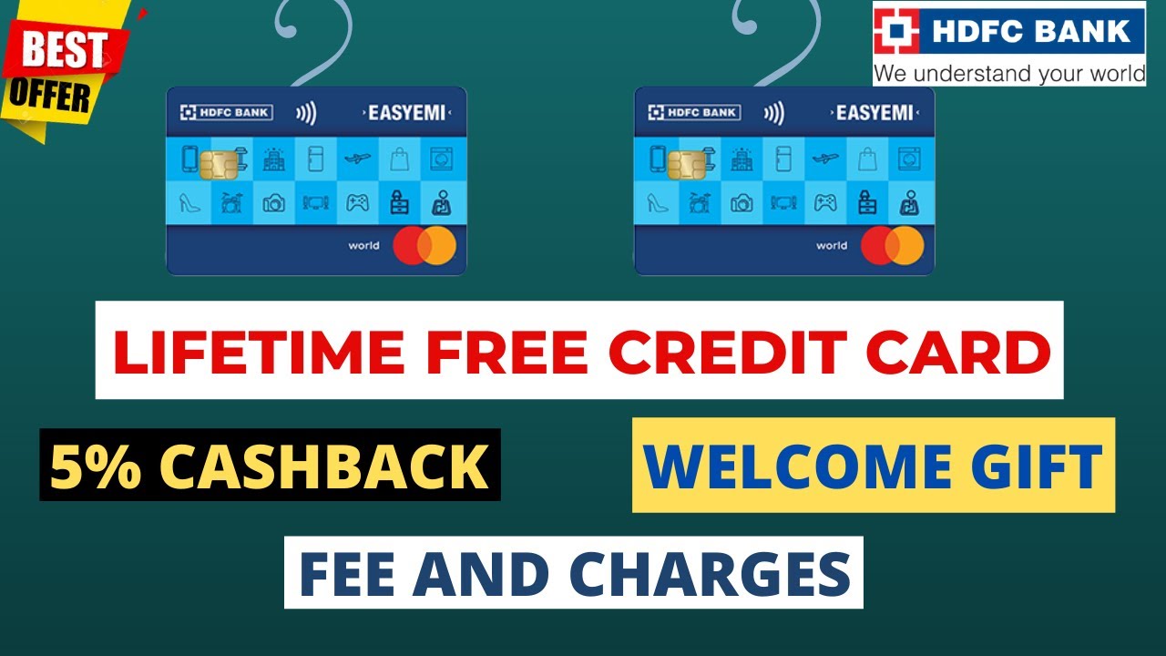 HDFC Bank EasyEMI credit card | All Features Benefits fee & charges ...