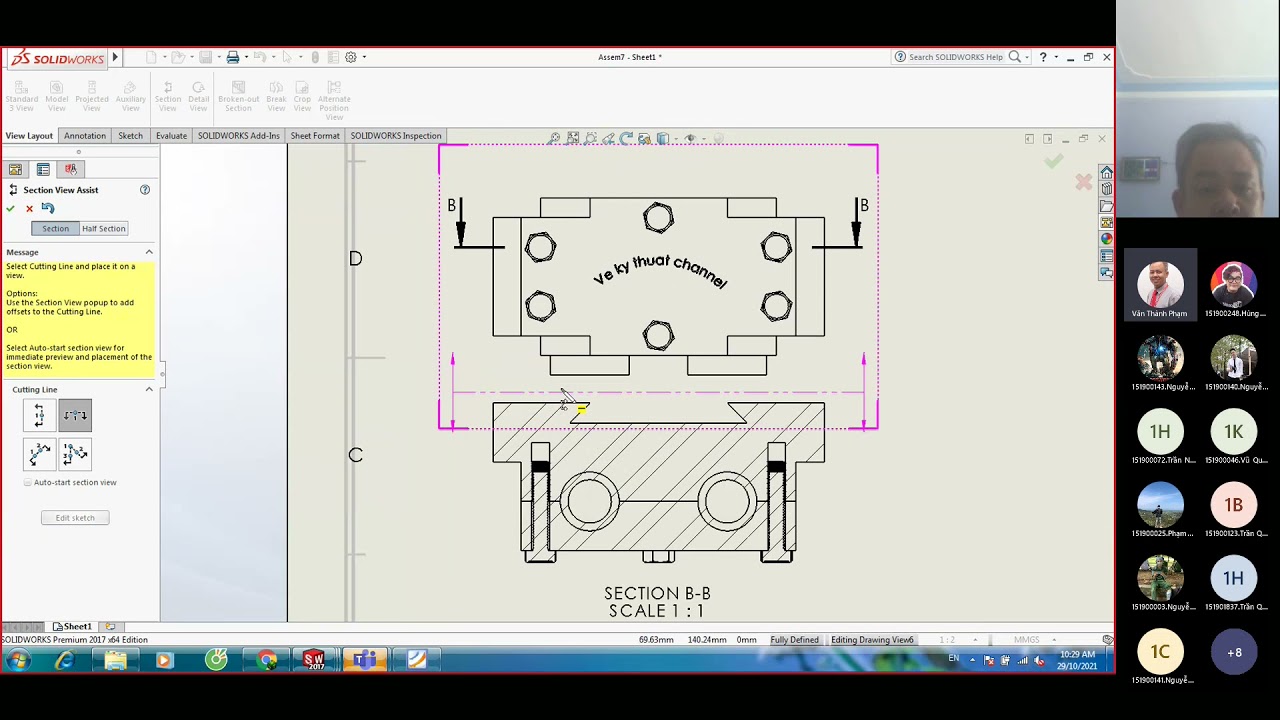 Make 2D drawing from assembly 3D drrawing on solidworks tạo bản vẽ 2D ...