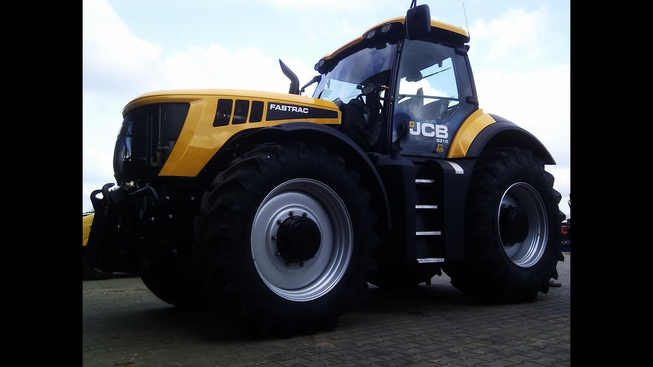 JCB fastrac 8310 - 310 pk PROEFRIT - TEST met 70km/u door een knipgat ...