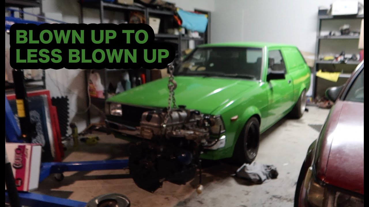 3TC SWAPPING MY KE70 PANEL VAN - YouTube