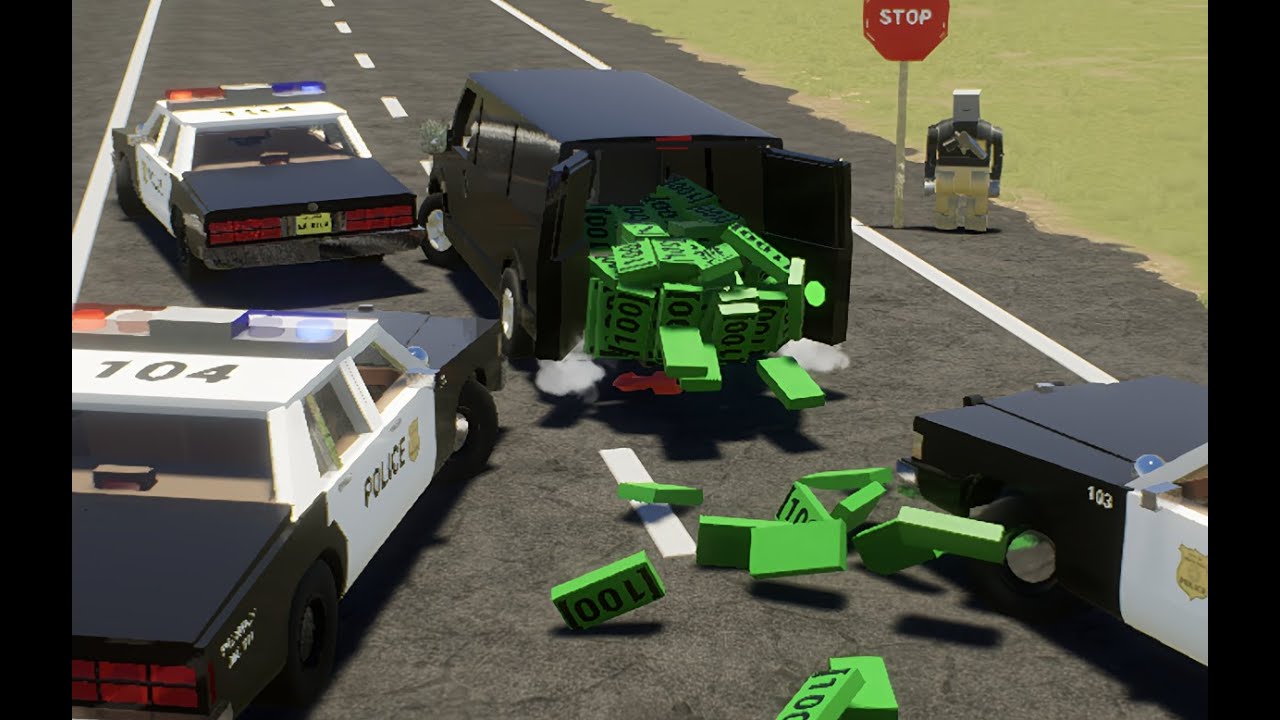 Epic Police Chase in Brick Rigs! (Pt 2) - YouTube
