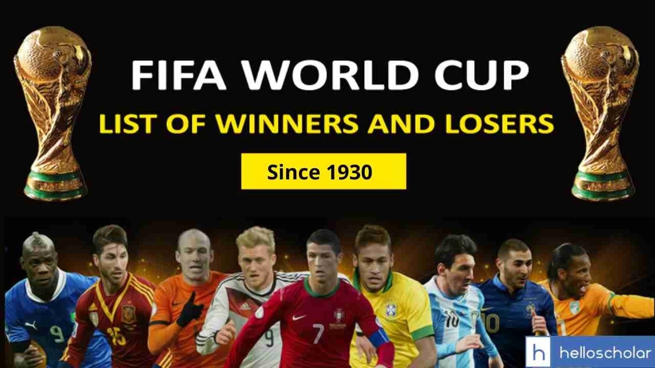 FIFA world cup winners list 1930 - 2022 | most world cup wins - YouTube