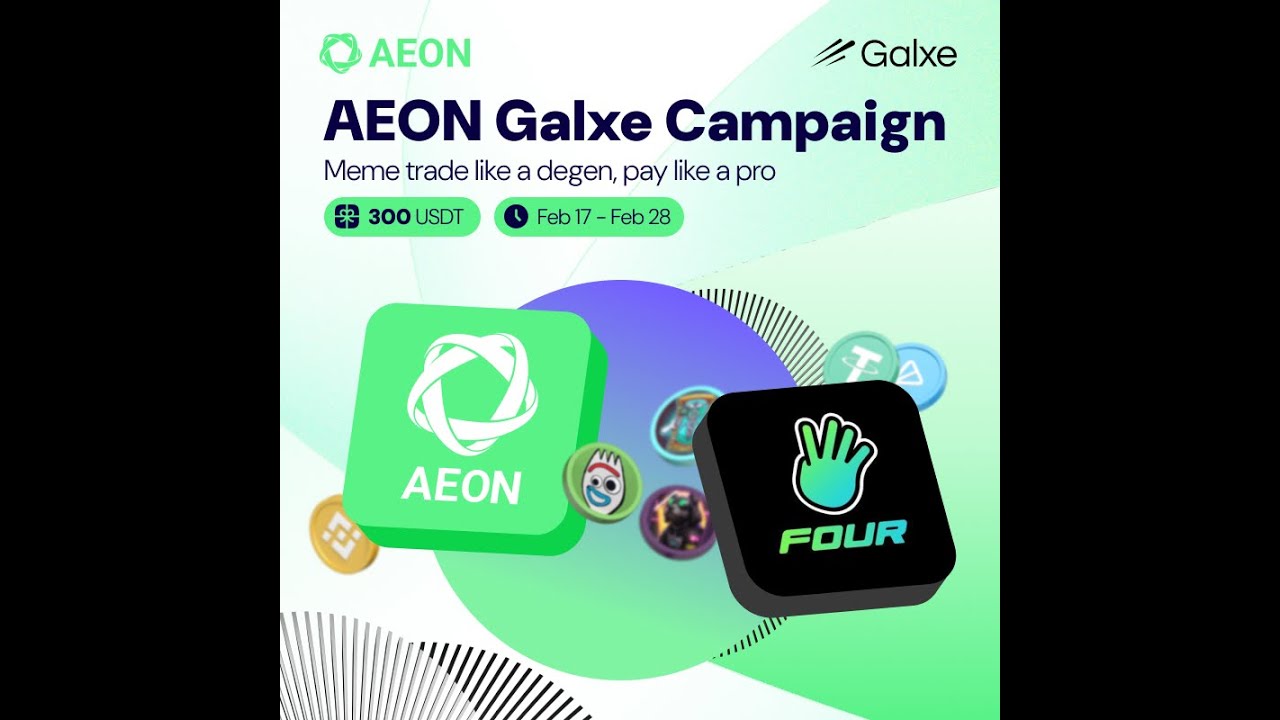 How to Win 300 USDT with Four.Meme x AEON Swap Pay on Galxe - YouTube