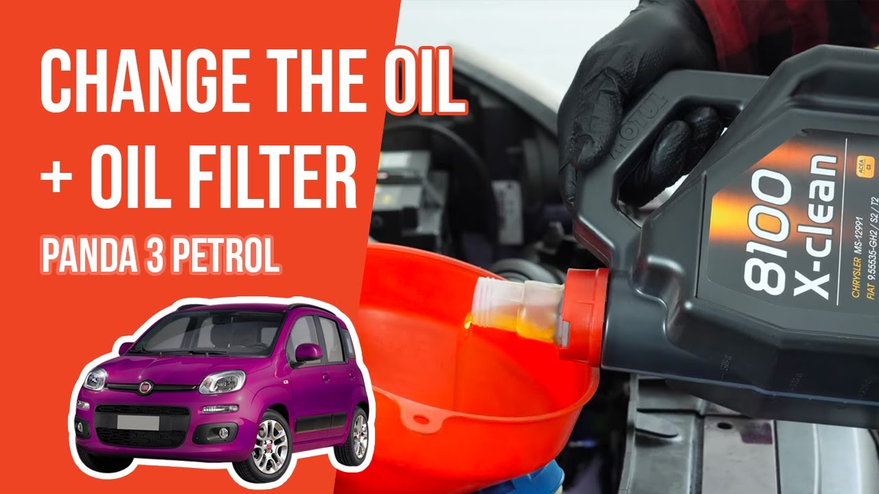 Change the oil and the oil filter Panda mk3 1.2 8V 🛢 - YouTube