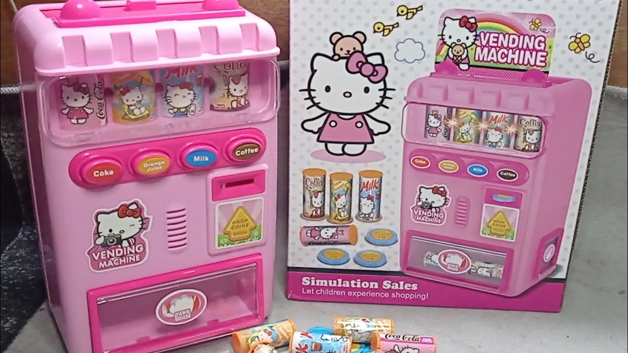 7 minutes Video Unboxing of Hello kitty Vending Machine Simulation With ...