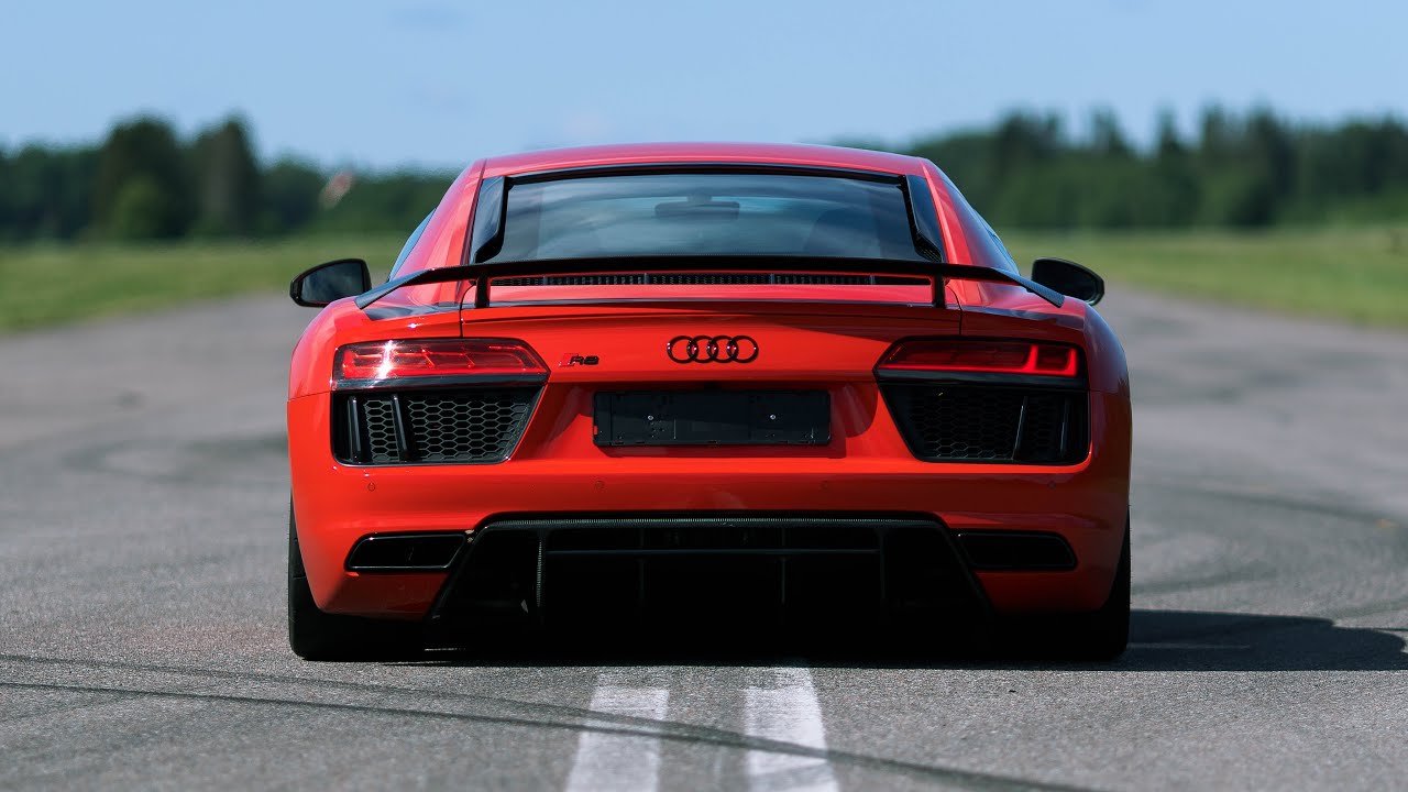 1000++ whp Sheepey Race Audi R8 V10 - hits 345kph on the dash!!!! - YouTube