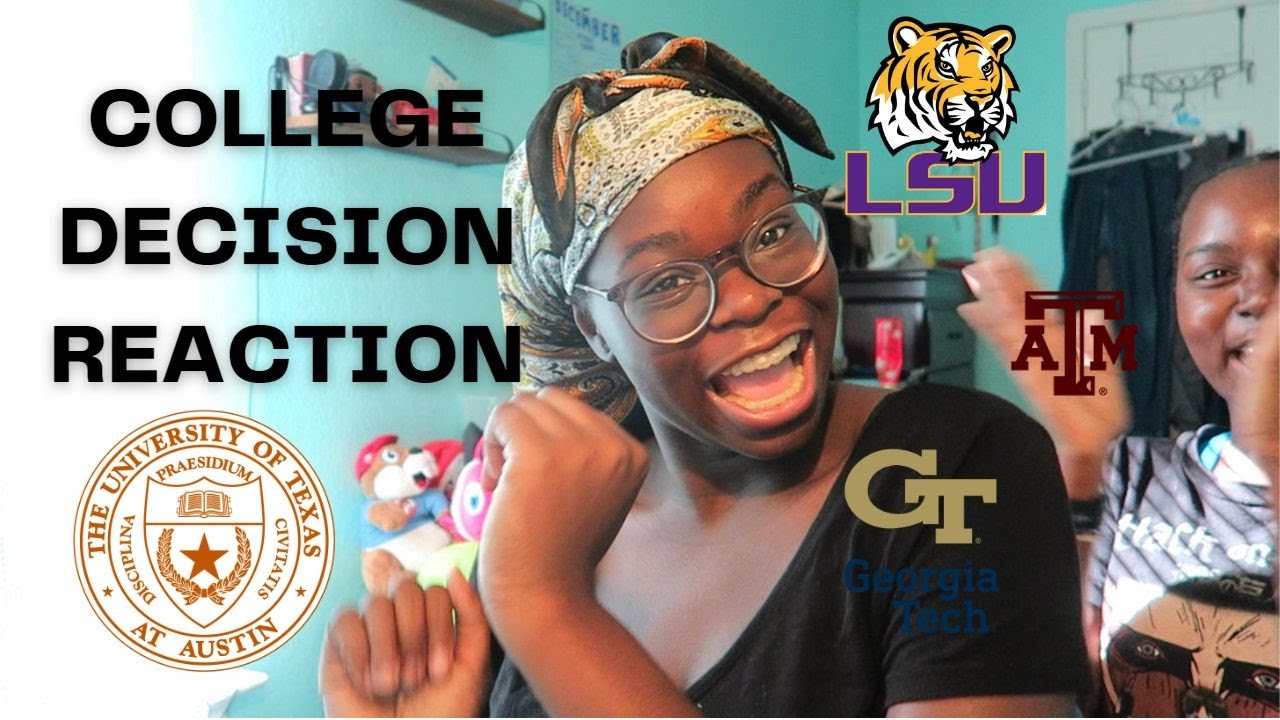 MY COLLEGE DECISION REACTION 2023 | Just Eniola - YouTube