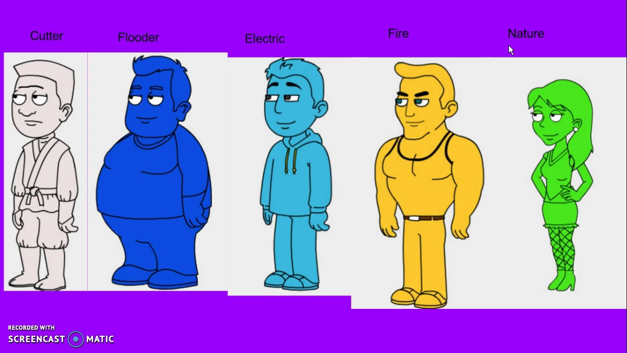 My 13 Colored Characters - YouTube