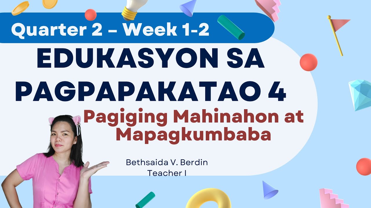 Pagiging Mahinahon at Mapagkumbaba - YouTube