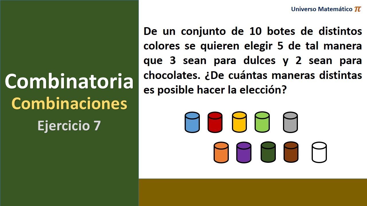 Combinatoria: Combinaciones | Ejercicio 7 - YouTube