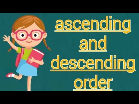 What is Ascending and Descending order? || Learn To Lead With KohheNoor ...