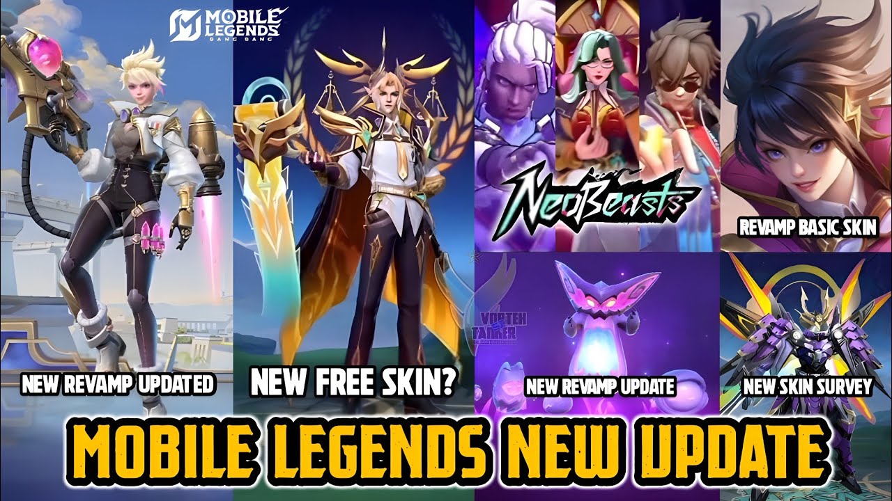 MLBB NEW UPDATE | NEW SKINS | NEW REVAMPED | NEW EVENTS | NEW COLLAB ...