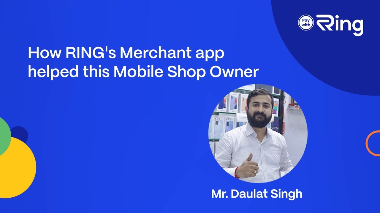 RING Merchant App Testimonials | Mr. Daulat Singh | Mumbai, Maharashtra ...