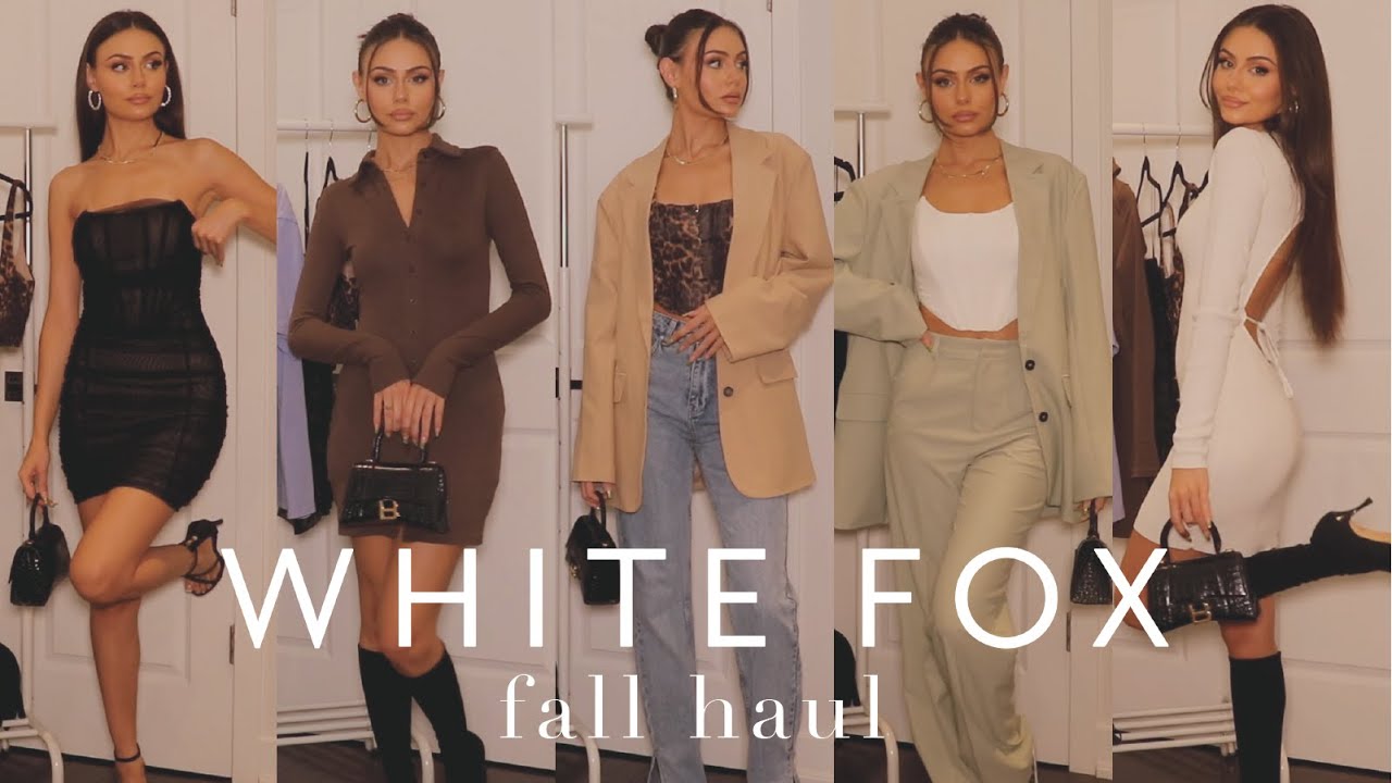 WHITE FOX BOUTIQUE FALL TRY ON HAUL - YouTube
