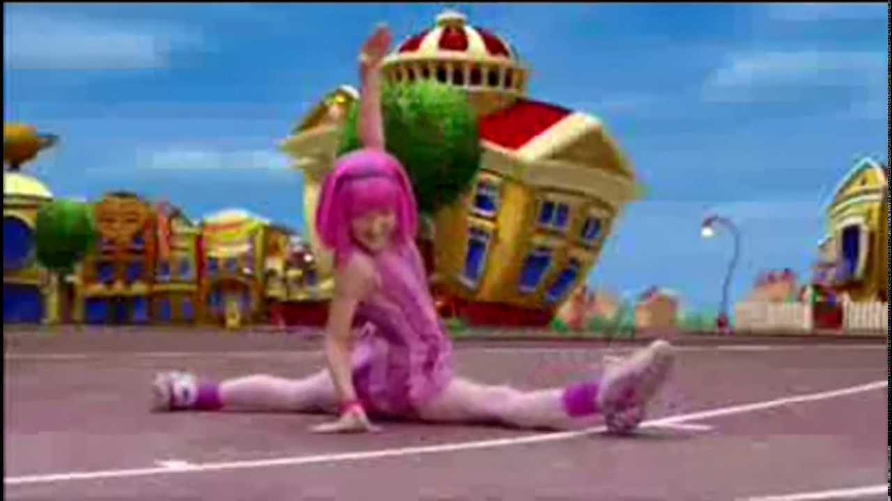 lazy town julianna and chloe dance bing bang together - YouTube