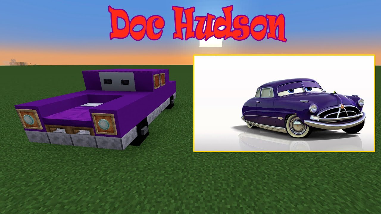 Minecraft Tutorial: "CARS" Doc Hudson - YouTube