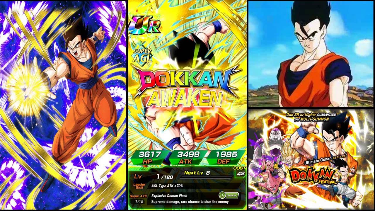 Dragon Ball Z Dokkan Battle | PHY & AGL Ultimate Gohan TUR Dokkan ...