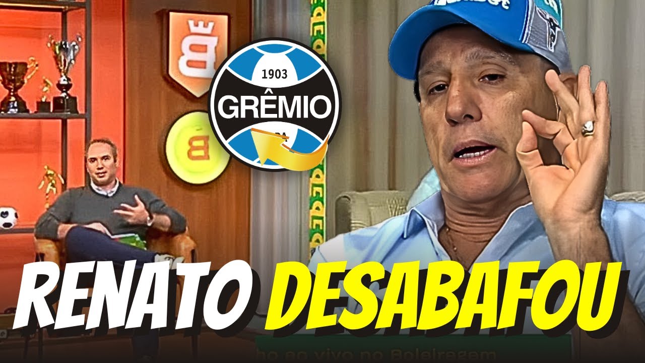 😰😨Minha NOSSA! Veja a FORTE ENTREVISTA de Renato para a SPORTV! O ...