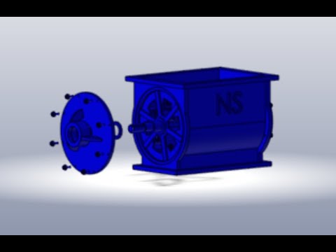 Animation how to assembly the rotary valve - YouTube