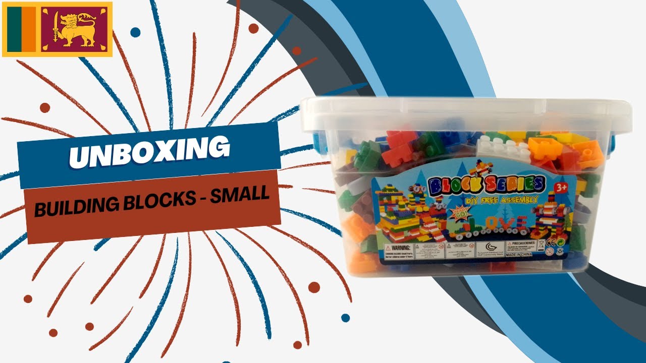 Unboxing Small Building Blocks Set | Giggly Playthings | Sri Lanka ...