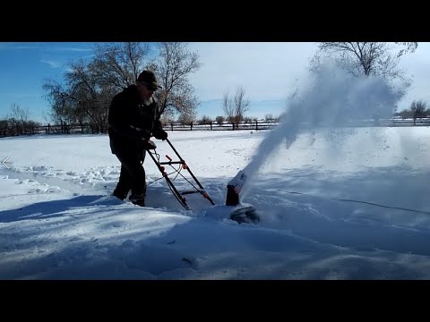 Snowblower Review: Off Grid Deep Snow! - YouTube