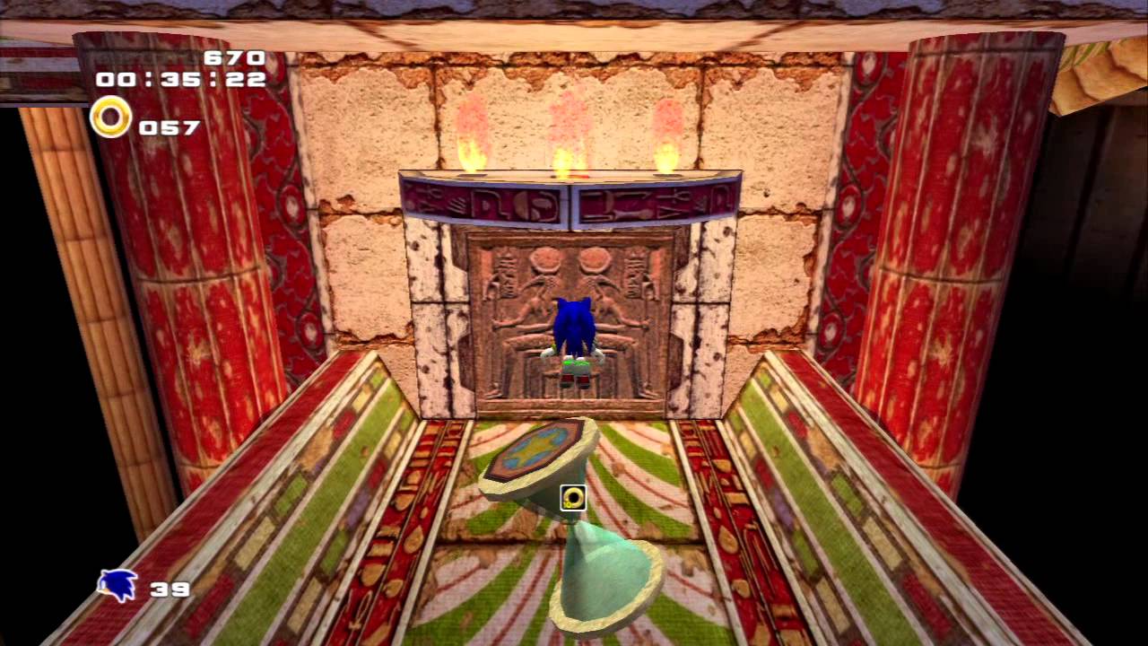 Sonic Adventure 2 (PS3) Pyramid Cave Mission 2 A Rank - YouTube