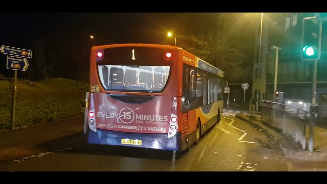 Here is the stagecoach bus 36913 on the number 1 in Farnborough with ...