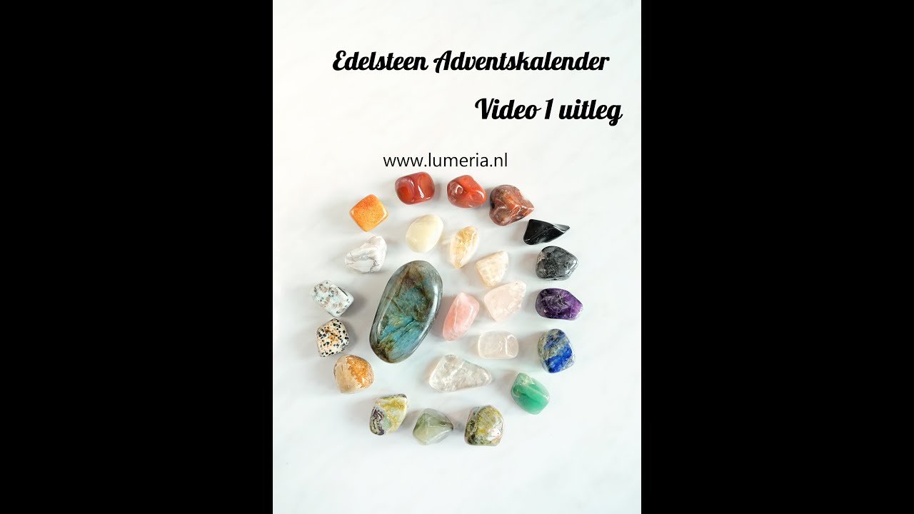 Edelsteen adventskalender wat zit erin - video 1 - YouTube