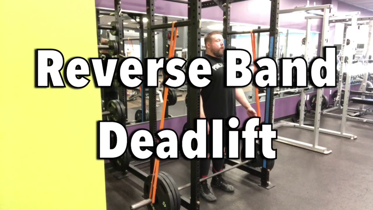 Reverse Band Deadlift - YouTube