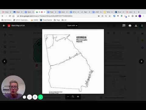 Georgia Road Trip Geography Map Project Google Docs - YouTube