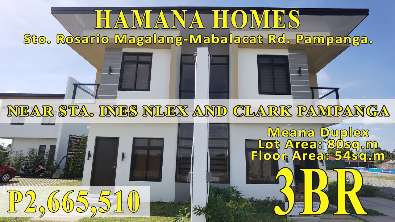 Hamana Homes Meana House and Lot for Sale Mabalacat - Magalang Rd ...