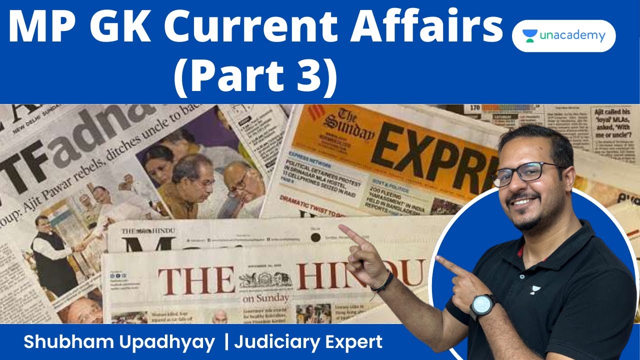 MP GK Current Affairs | Part - 3 | MPADPO, MPCJ and MPPCS - YouTube