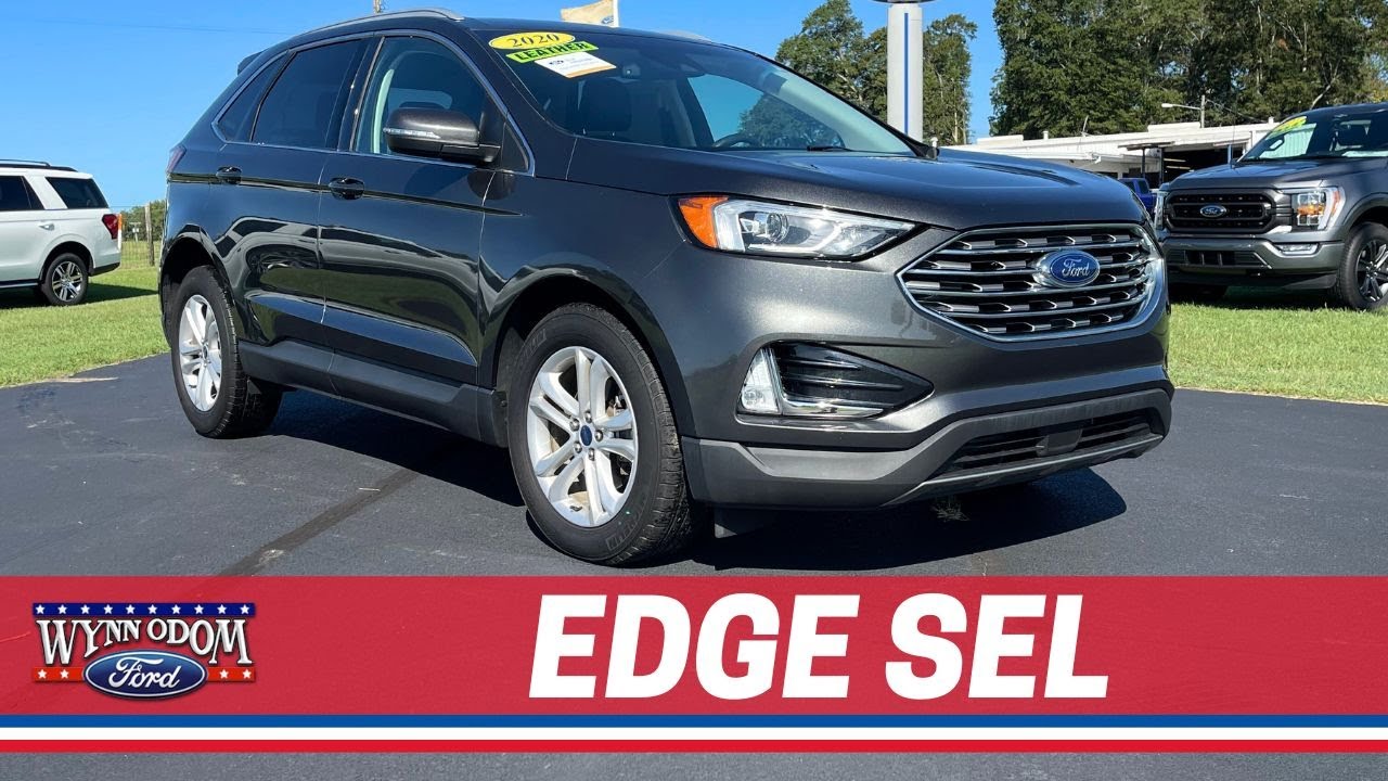 2020 Ford Edge SEL Magnetic Metallic | Wynn Odom Ford - YouTube