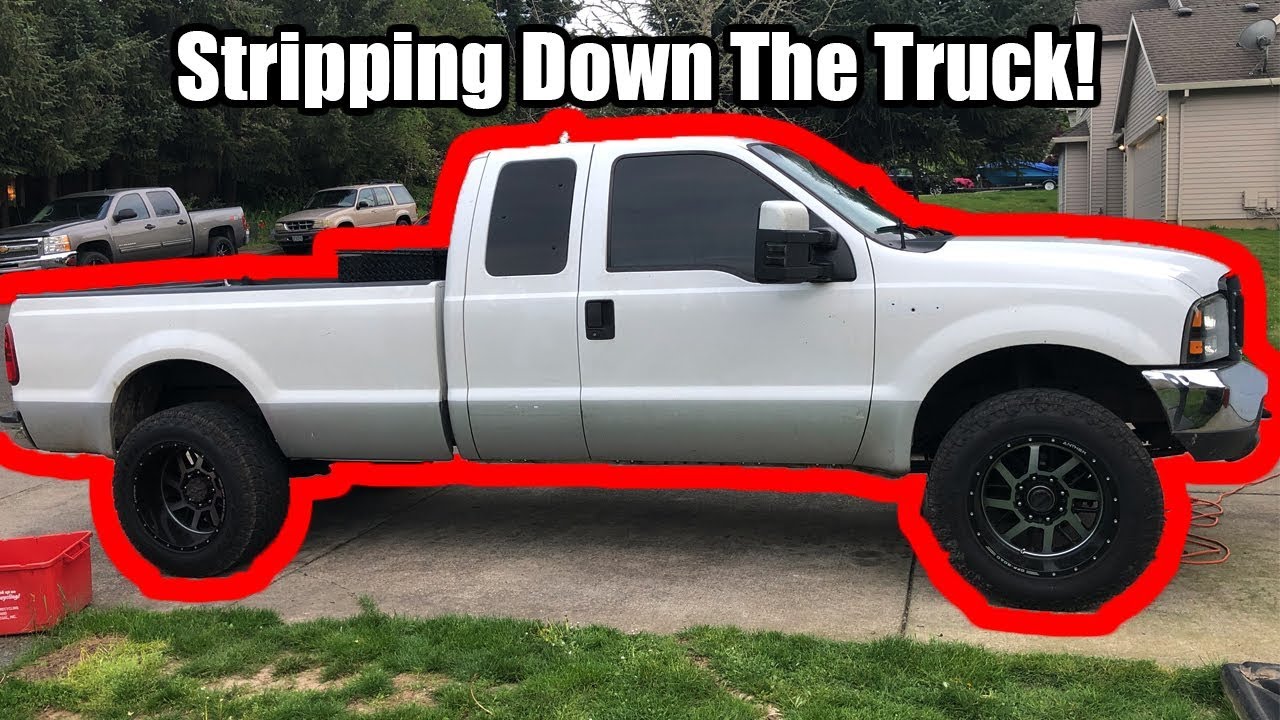 Prepping The Powerstroke For VINYL WRAP - YouTube
