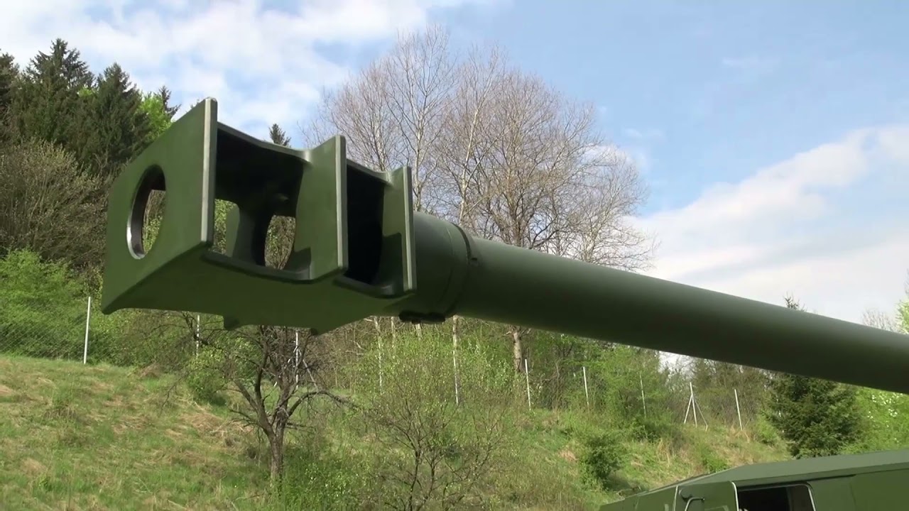 Eva 155mm 52kal TMG EVA vezená húfnica - YouTube