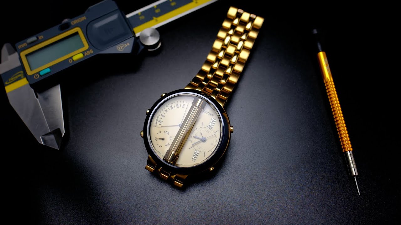 World's First Radio Controlled Watch (Citizen Caliber 7400) - YouTube