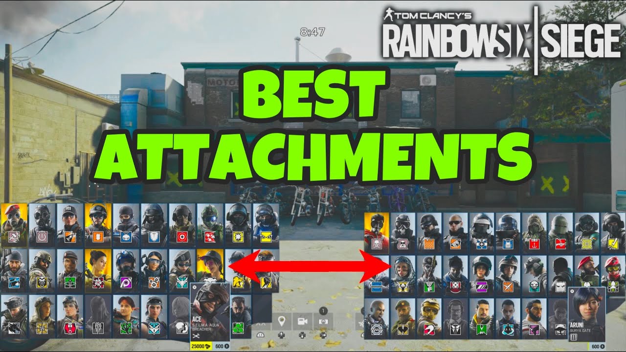*BEST* ATTACHMENTS FOR ALL OPERATORS - Rainbow Six Siege - YouTube
