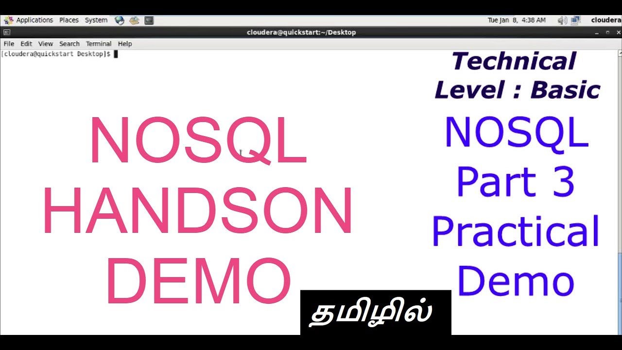 NOSQL Handson tutorial in Tamil | Part 3 - YouTube