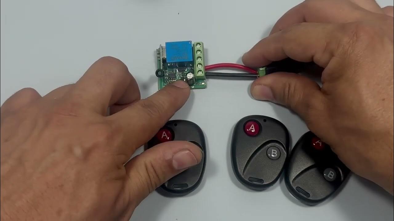 Modulo Relé 12v Con Control Rf 433mhz, 1 Canal - YouTube