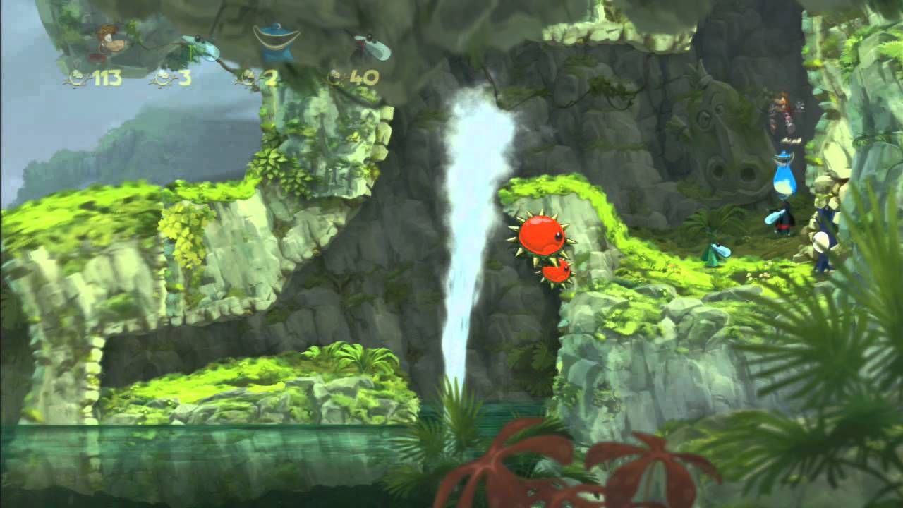 Let's Play Rayman Origins co-op #01 - Feisty Fairies - YouTube
