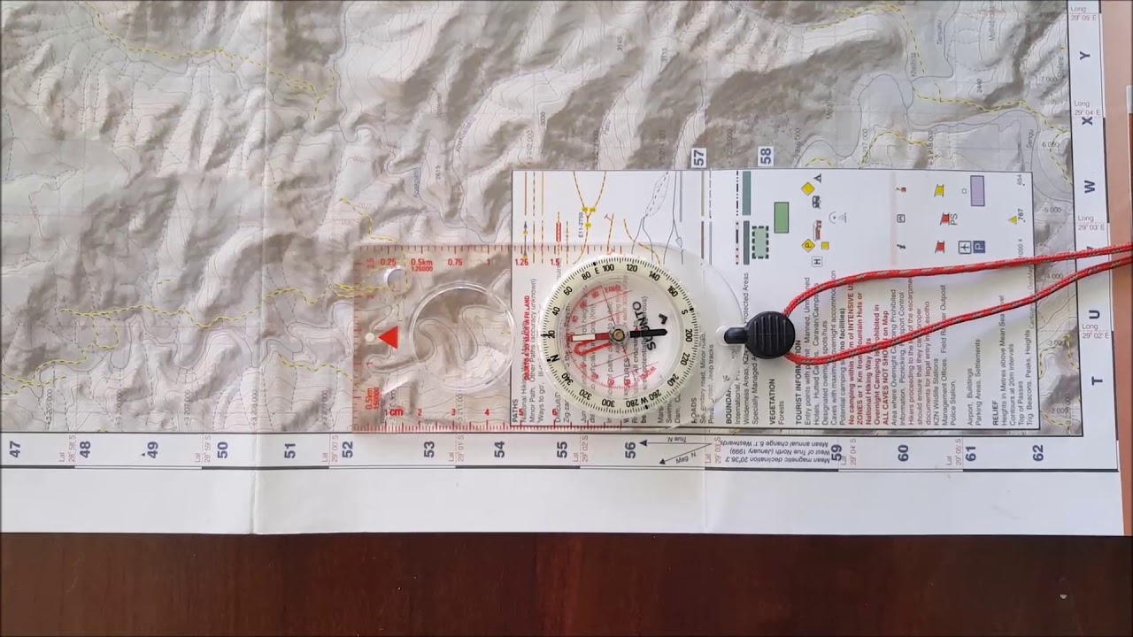 Navigation - Map orientation, declination and bearings - Pt. 3 - YouTube