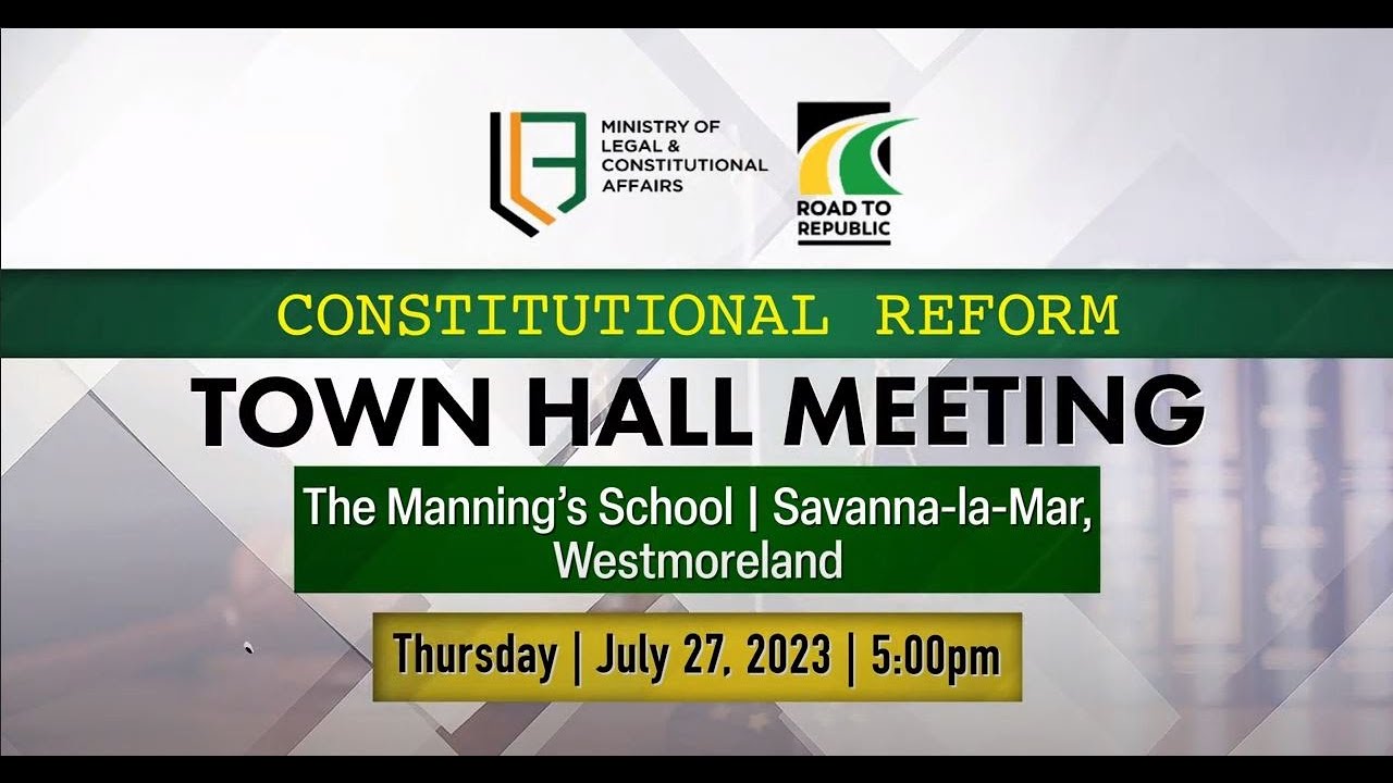 JISTV | Ministry of Legal and Constitutional Affairs Town Hall Meeting ...