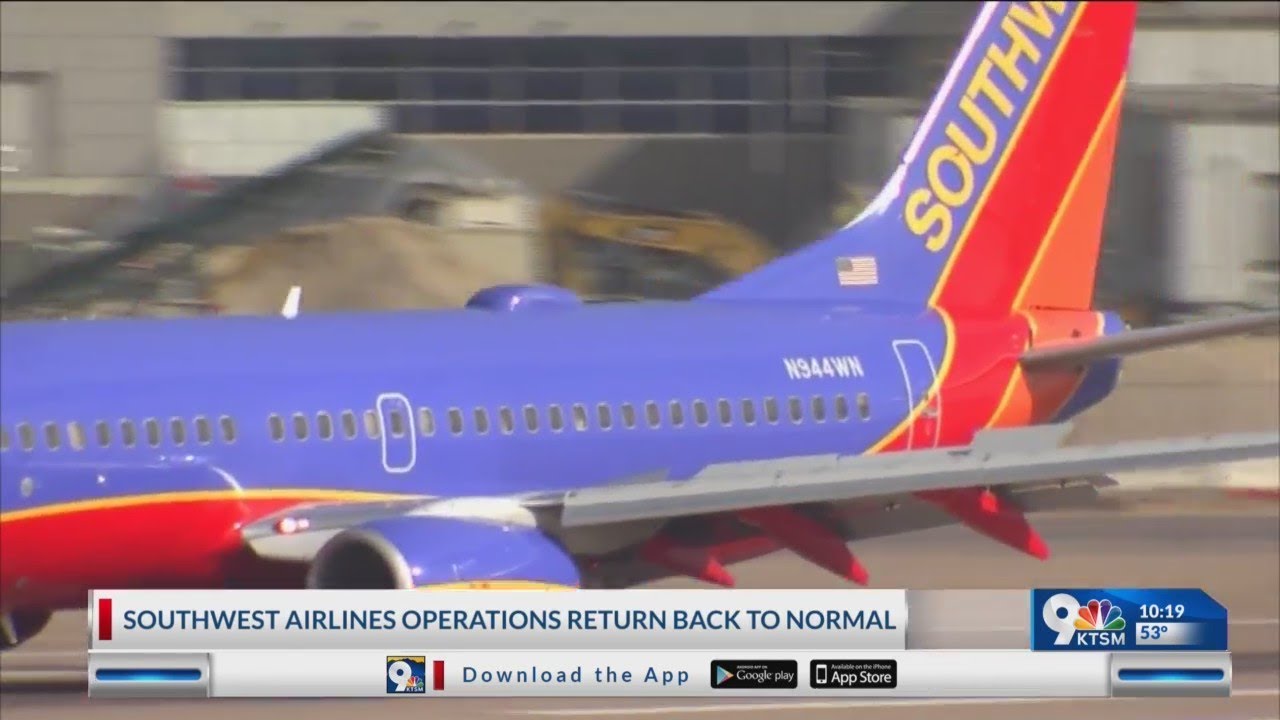 Southwest Airlines Operations Return Back to Normal - YouTube