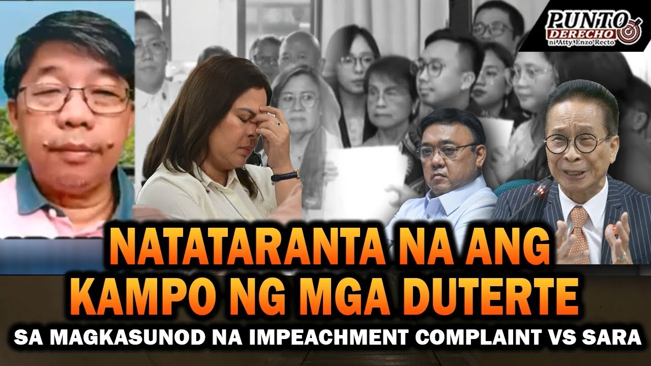 NATATARANTA NA ANG KAMPO NG MGA DUTERTE SA MAGKASUNOD NA IMPEACHMENT ...
