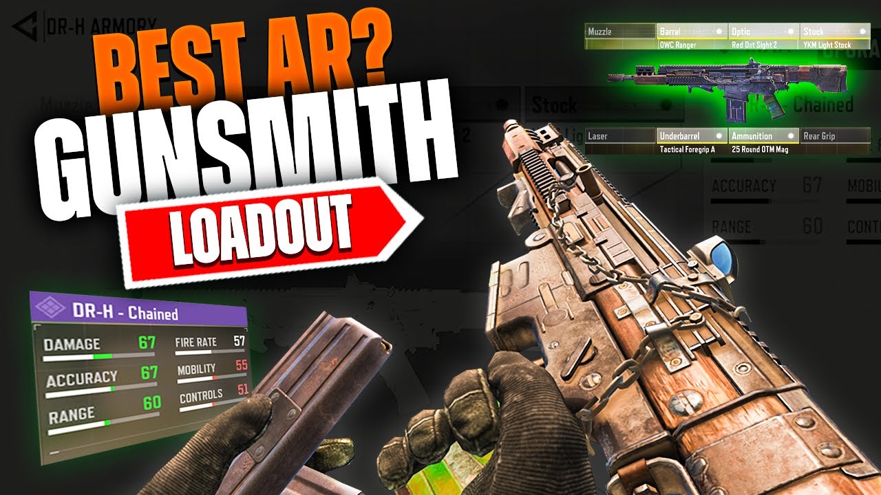 Built the best DR-H Loadout in Cod Mobile.. This is broken - YouTube