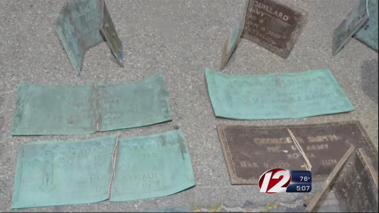 Arrests Made After War Veteran Grave Sites Pillaged - YouTube