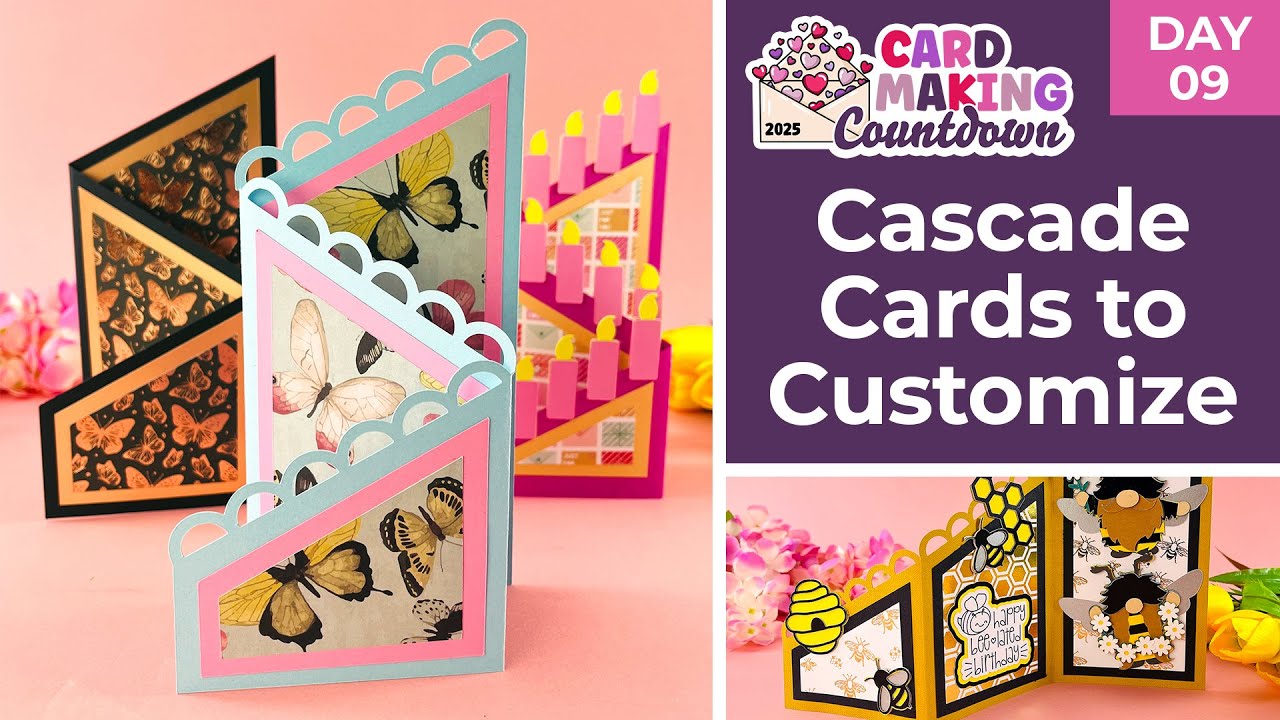 Be Creative with Cascade Cards ⭐ Day 09 Card Making Countdown 2025 ...