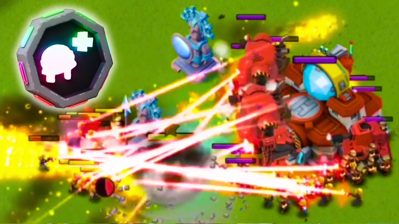 EASY Win vs Mind Control + Boosted Ice Bases! (Boom Beach) - YouTube