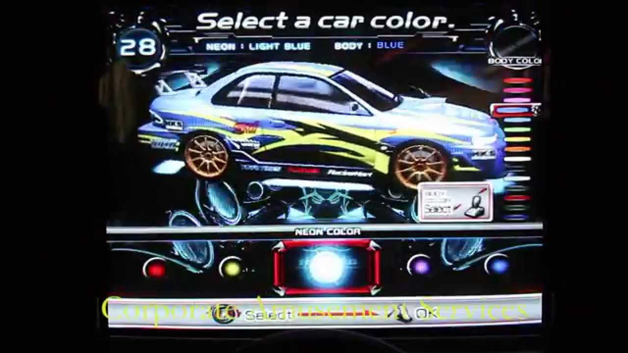 Sega R-Tuned Driving Game for Hire - www.amusements.co.uk - YouTube